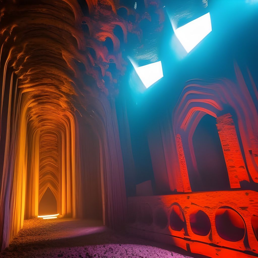 Catacombs 2 - AI Generated Artwork - NightCafe Creator