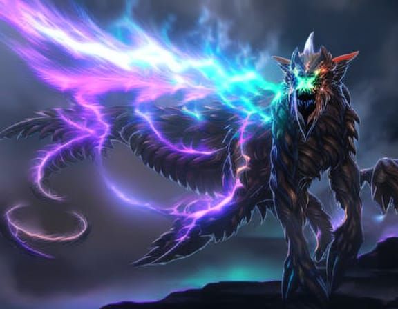 "lovecraftian alien werewolf", anime, pixiv, complex, ethereal ...