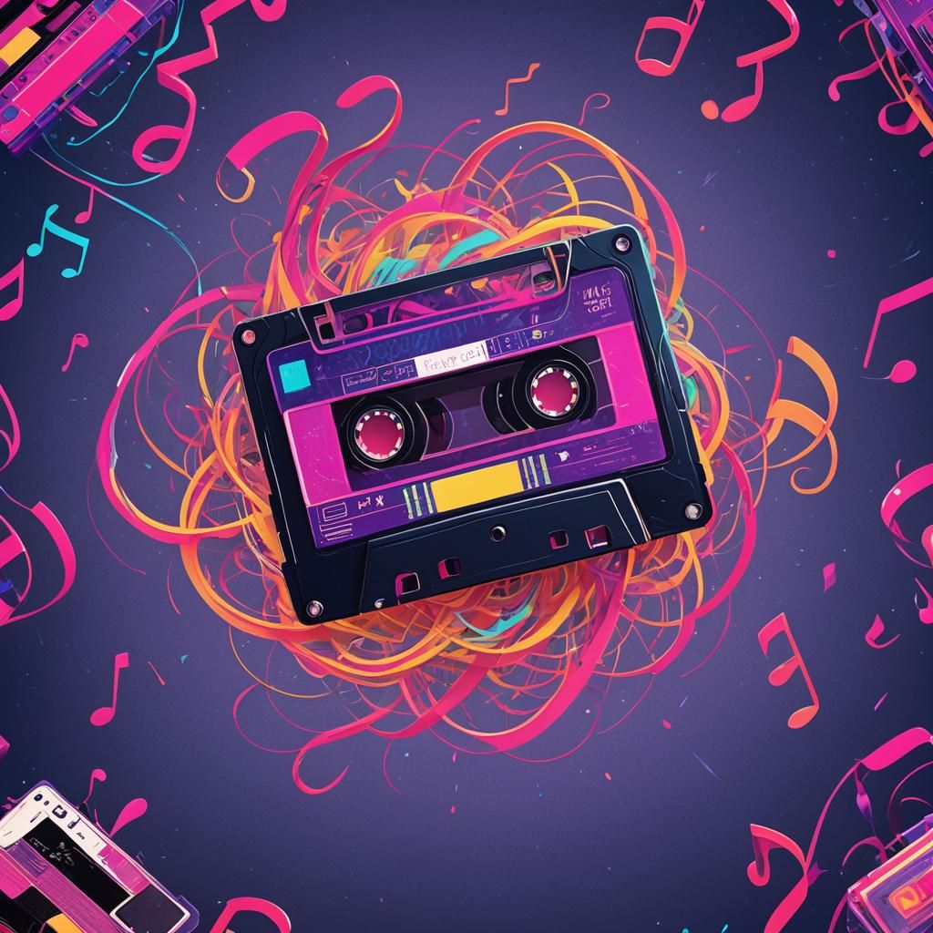 80s music lifeline - AI Generated Artwork - NightCafe Creator