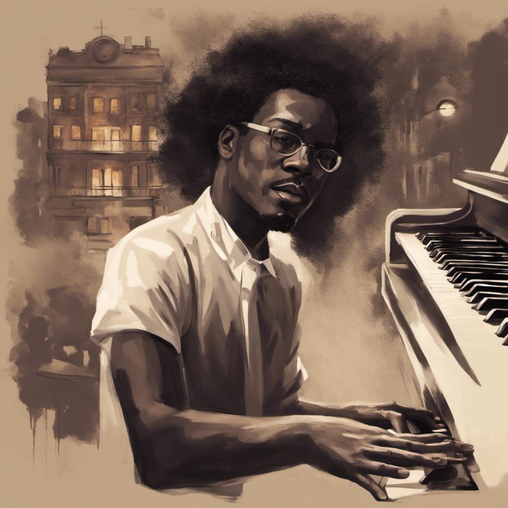 glide across the keys II - AI Generated Artwork - NightCafe Creator