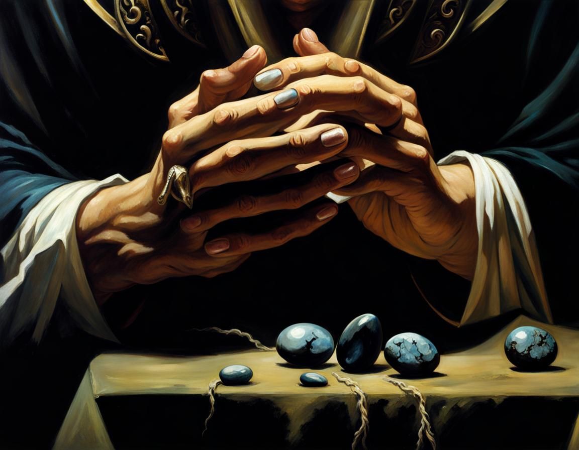 Magic stones 15 - AI Generated Artwork - NightCafe Creator