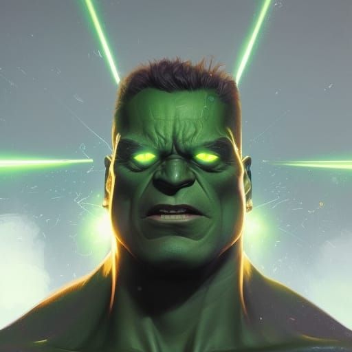 Weaponized Hulk - AI Generated Artwork - NightCafe Creator