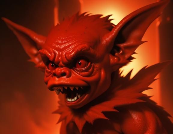 Red Gremlin - AI Generated Artwork - NightCafe Creator