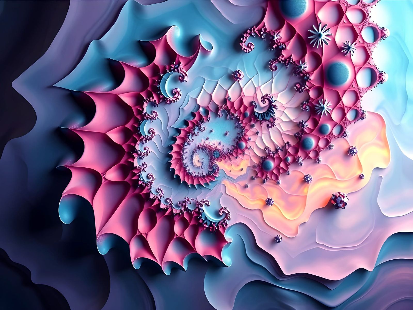 Fractal Topography - Fractal Surrealist Landscapes with Infi...