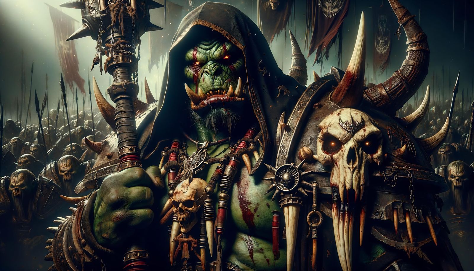 DND Series: Orc Battle Priest - AI Generated Artwork - NightCafe Creator