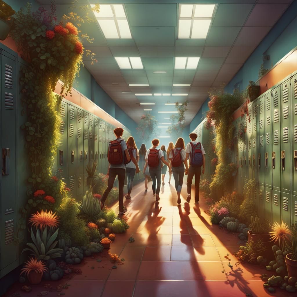 high school - AI Generated Artwork - NightCafe Creator