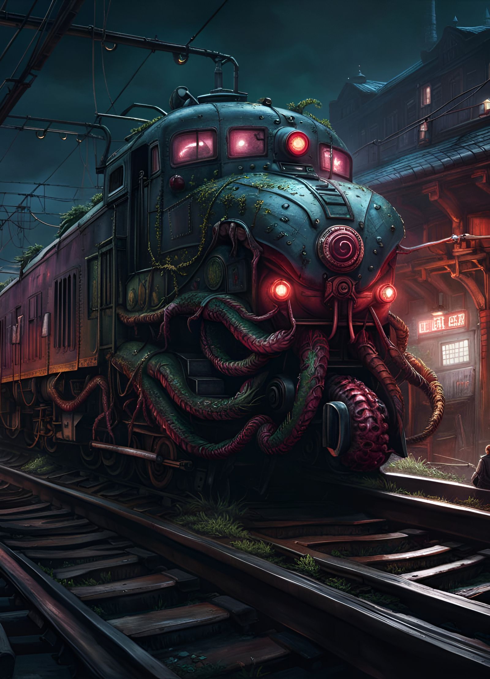 The Terror Train - AI Generated Artwork - NightCafe Creator