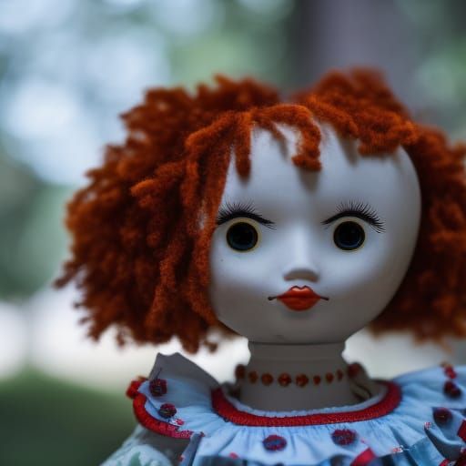 Classic Raggedy Ann Doll Evolved x2 - AI Generated Artwork - NightCafe ...
