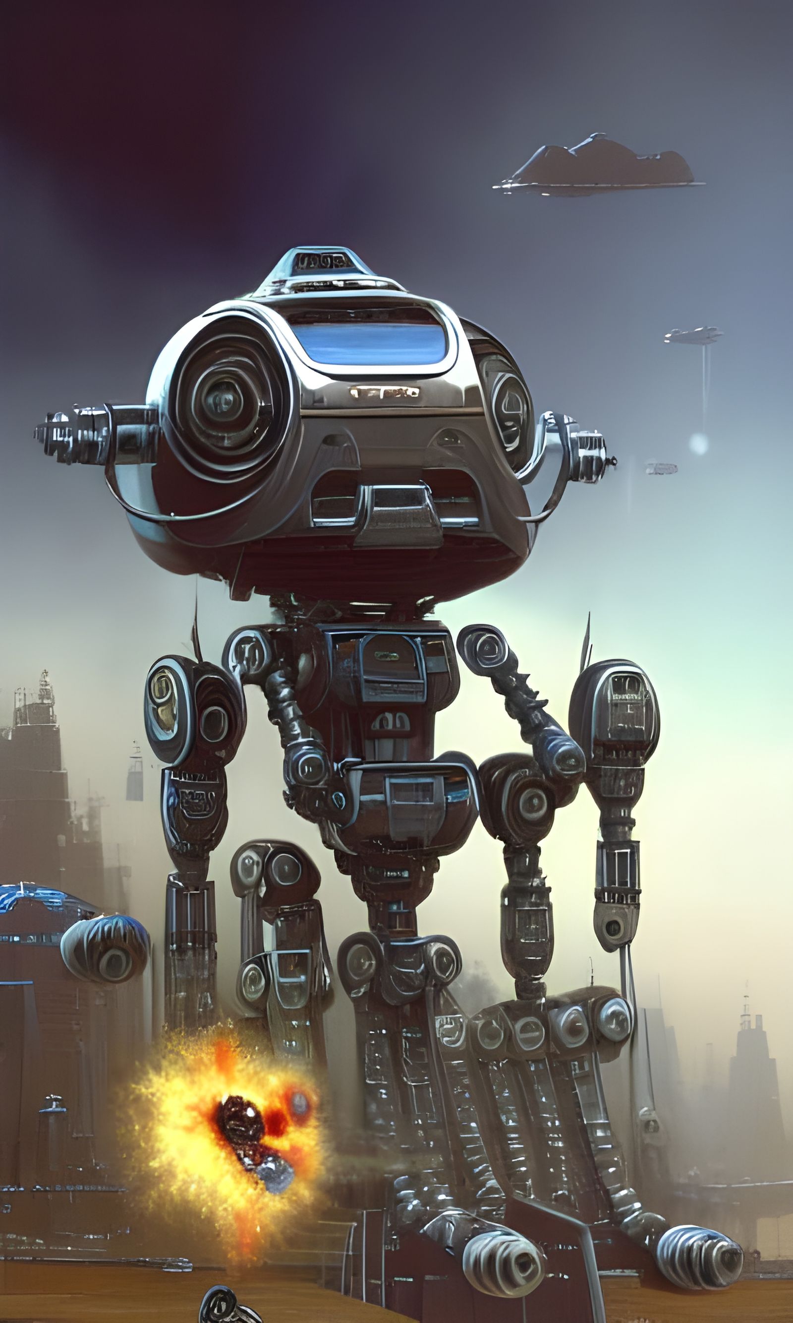 Robo-dude - AI Generated Artwork - NightCafe Creator