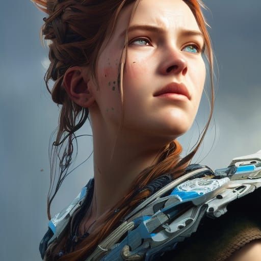 Aloy horizon zero Dawn - AI Generated Artwork - NightCafe Creator