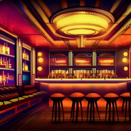 Bar - AI Generated Artwork - NightCafe Creator