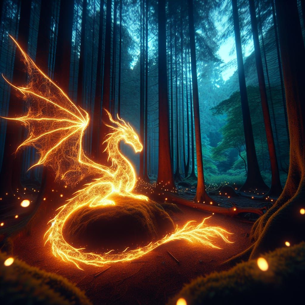 Mystical dragon - AI Generated Artwork - NightCafe Creator