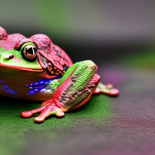 "glowing beautiful magic frog" - AI Generated Artwork - NightCafe Creator