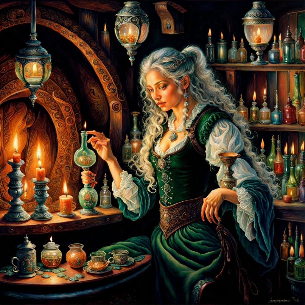 Elven Seer - AI Generated Artwork - NightCafe Creator