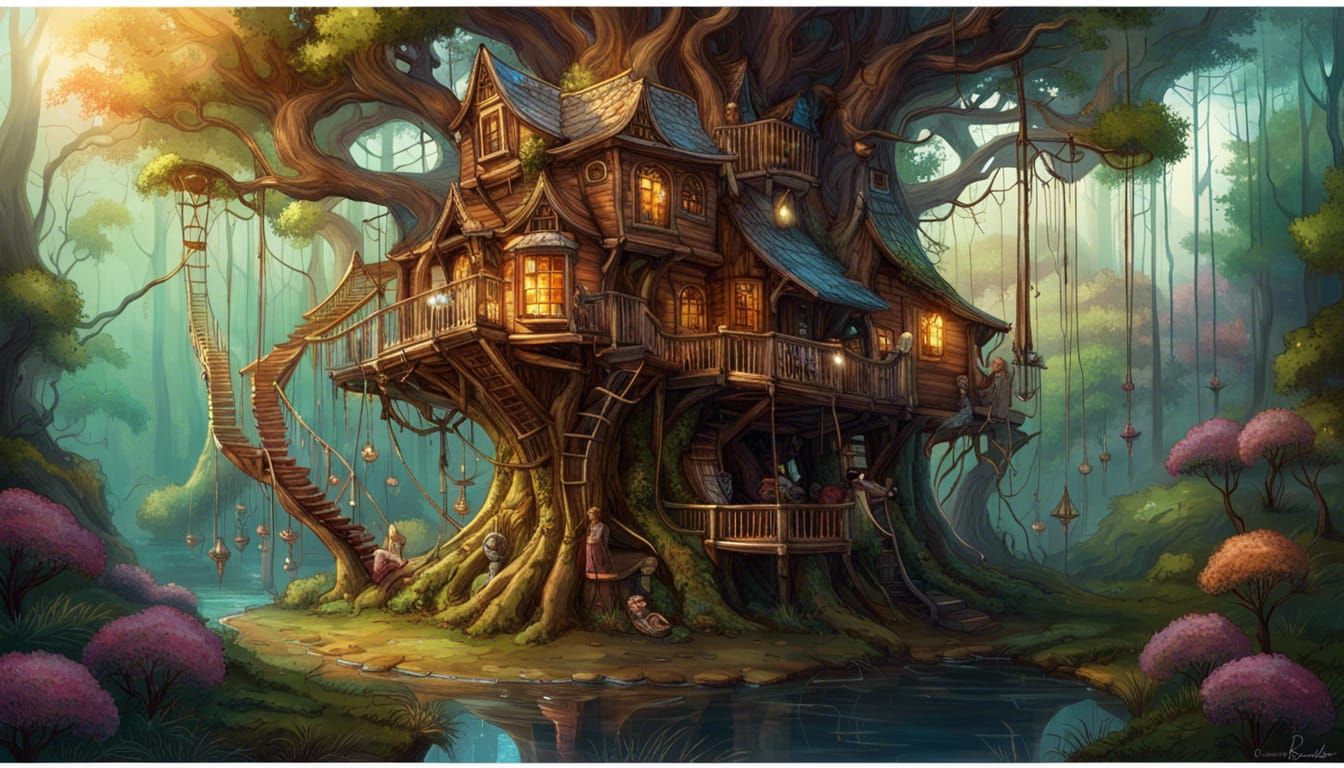 "Enchanted" - AI Generated Artwork - NightCafe Creator