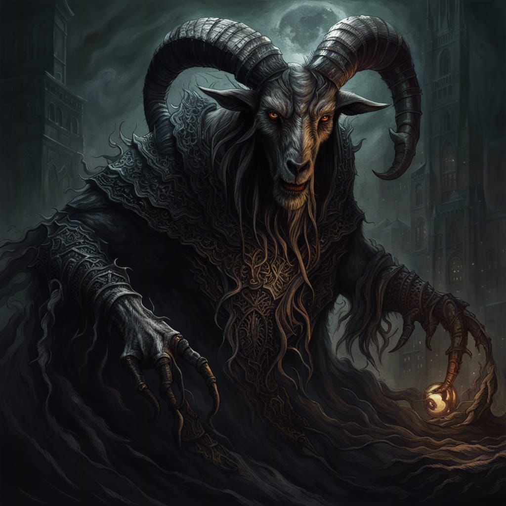 Diabolus Capra - AI Generated Artwork - NightCafe Creator