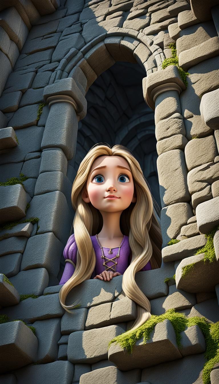 Rapunzel - AI Generated Artwork - NightCafe Creator