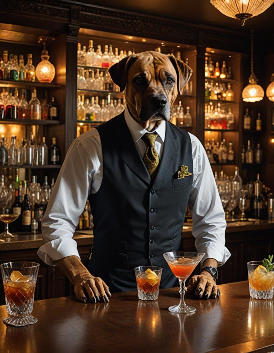 Bartender dog - Bartender dog