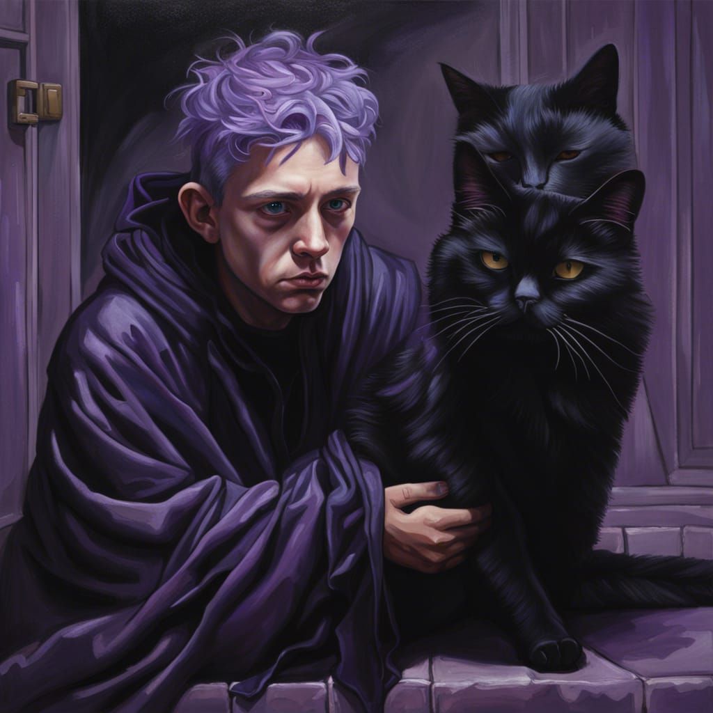 Depressed Wizard tripping balls - AI Generated Artwork - NightCafe Creator