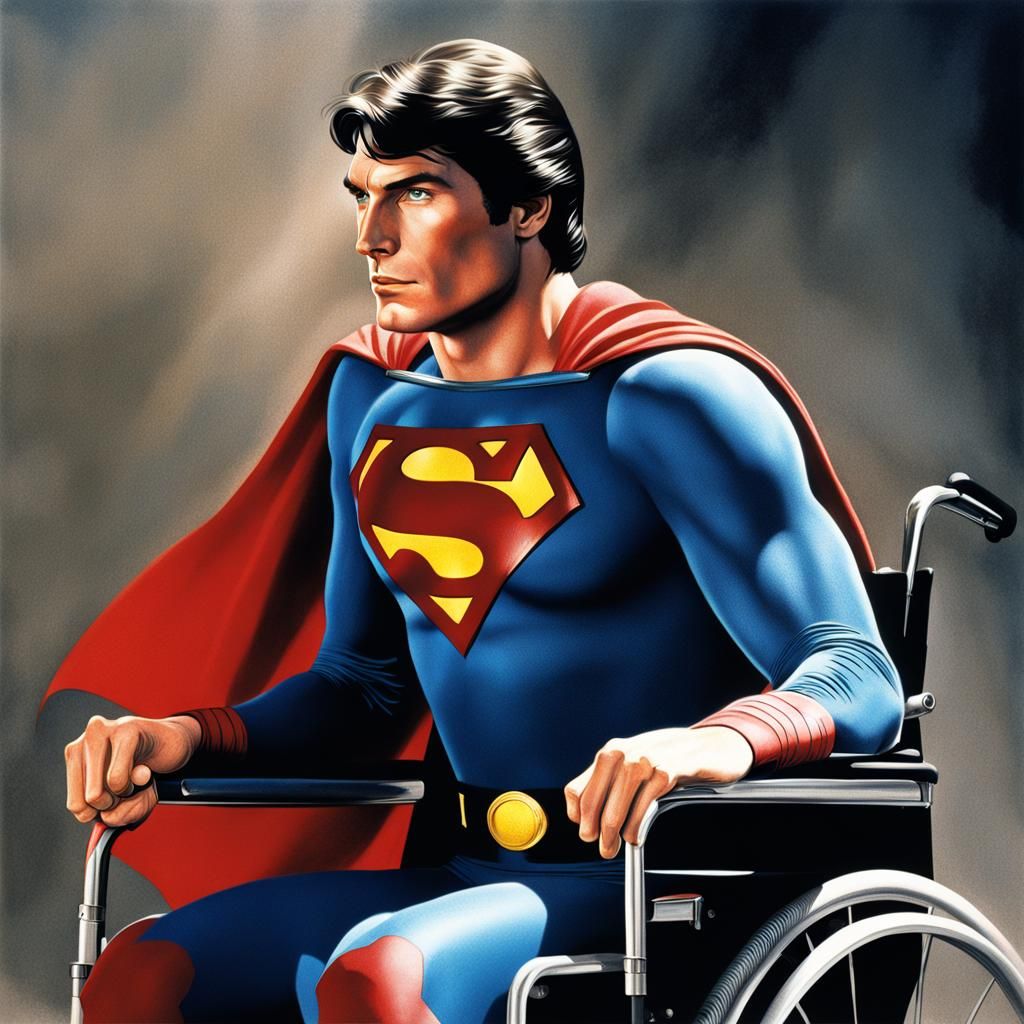 Christopher Reeve Became Real Superman When He Got Paralyzed 2 - AI ...