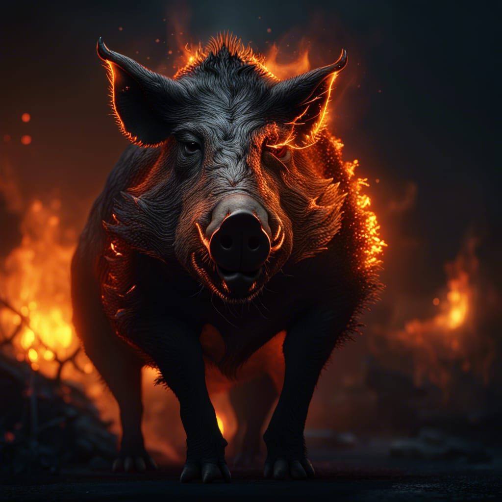 Hoglin - AI Generated Artwork - NightCafe Creator