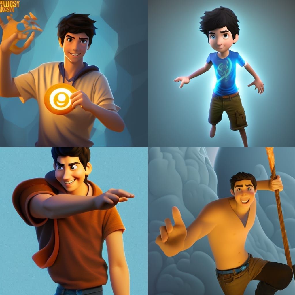 Percy Jackson, but claymation - AI Generated Artwork - NightCafe Creator