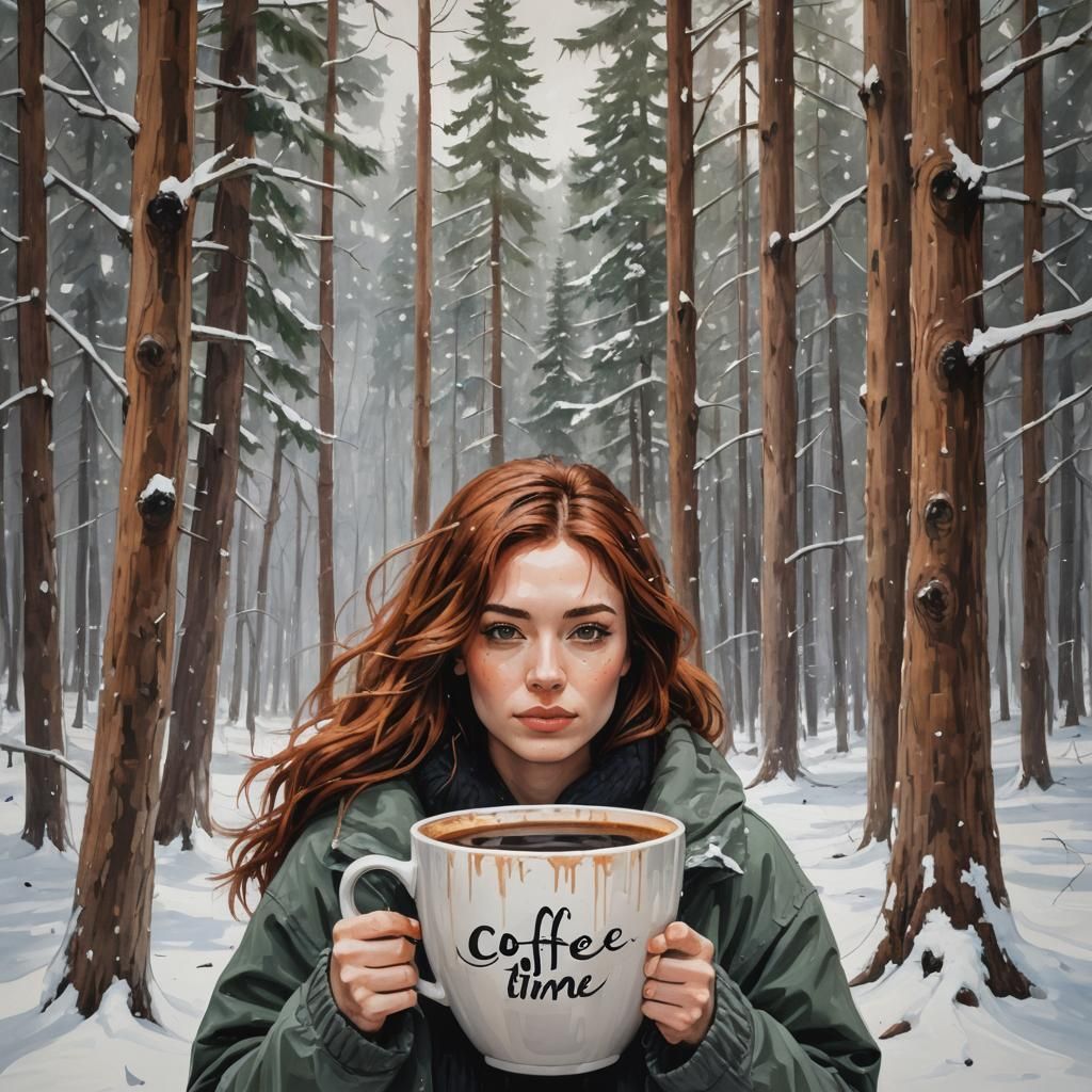 Now that’s my size of Coffee - AI Generated Artwork - NightCafe Creator