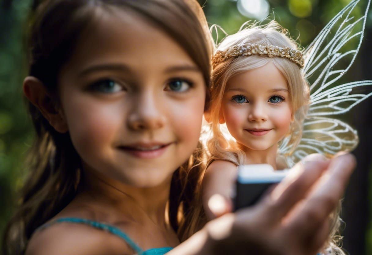 Fairy selfie - AI Generated Artwork - NightCafe Creator