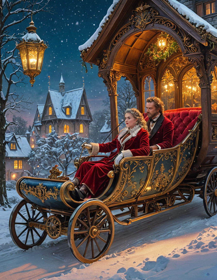 Victorian sleigh ride - Victorian sleigh ride