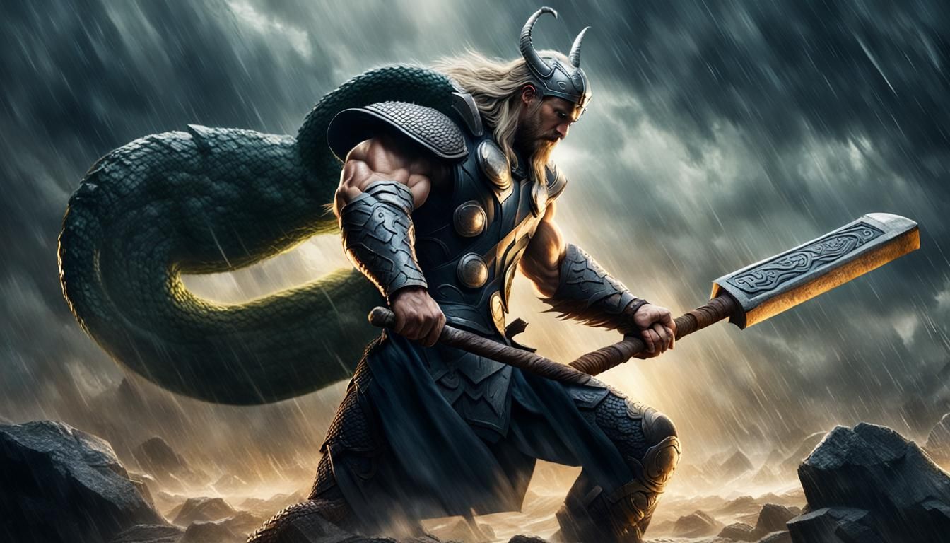 Thor - AI Generated Artwork - NightCafe Creator