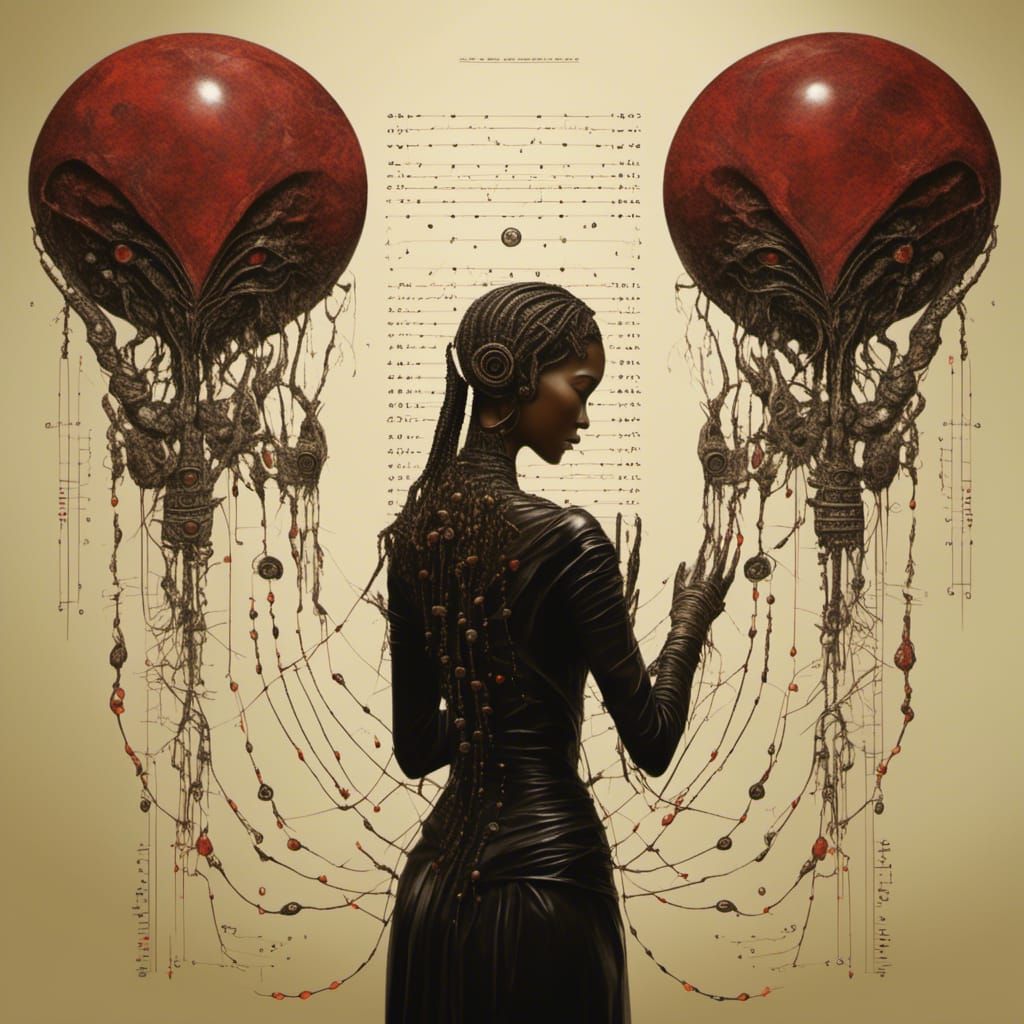 Alien Morse code love language - AI Generated Artwork - NightCafe Creator