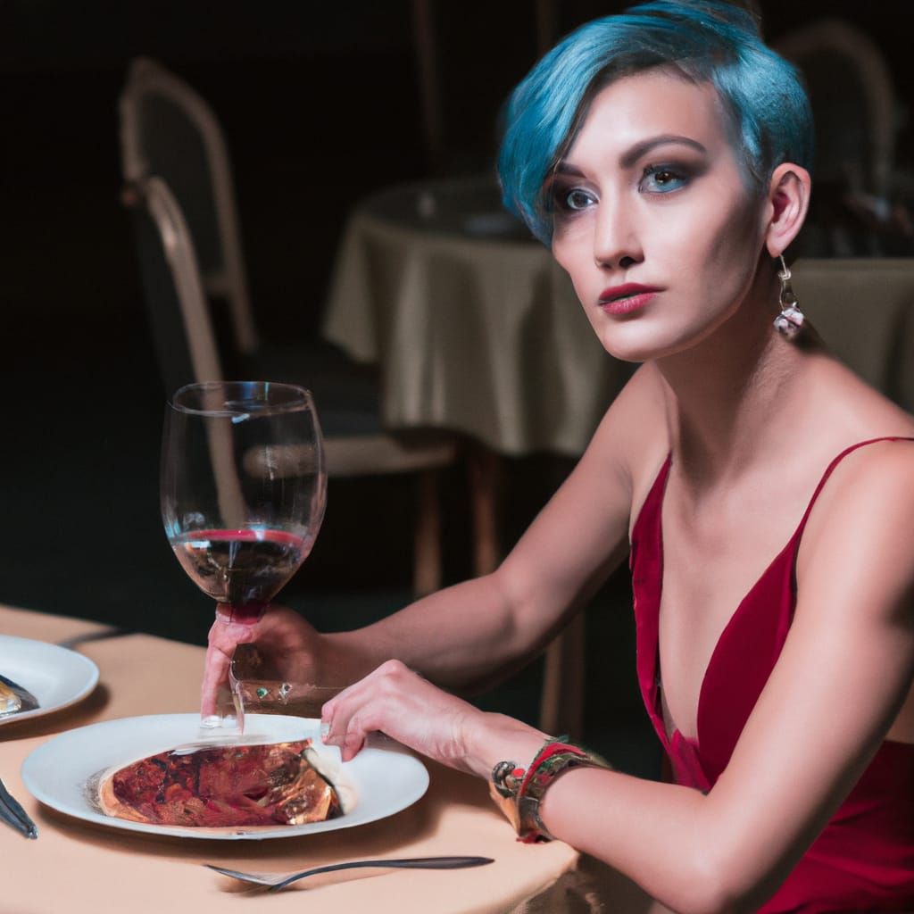 Fancy Dinner #3 - AI Generated Artwork - NightCafe Creator