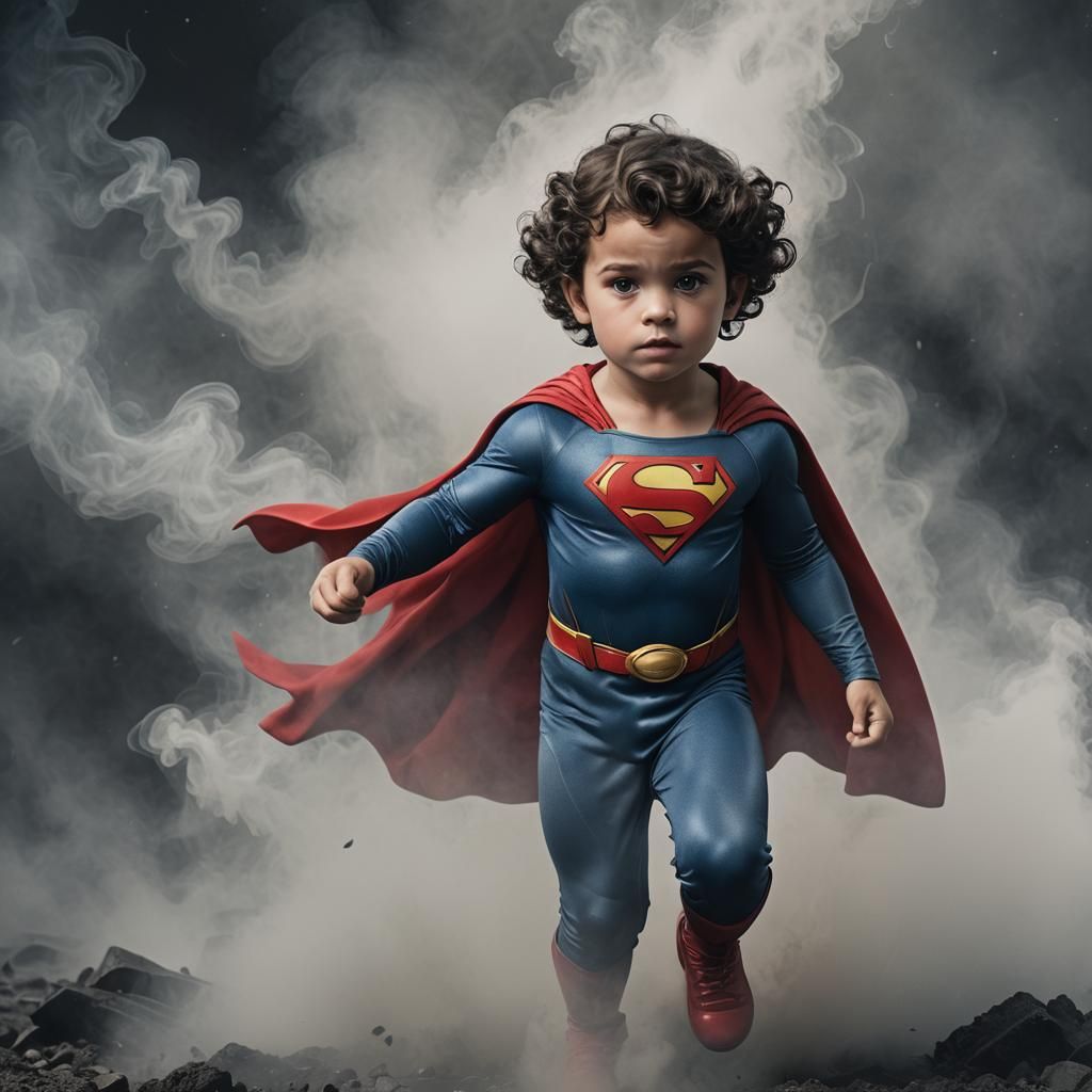 Young Superman - AI Generated Artwork - NightCafe Creator