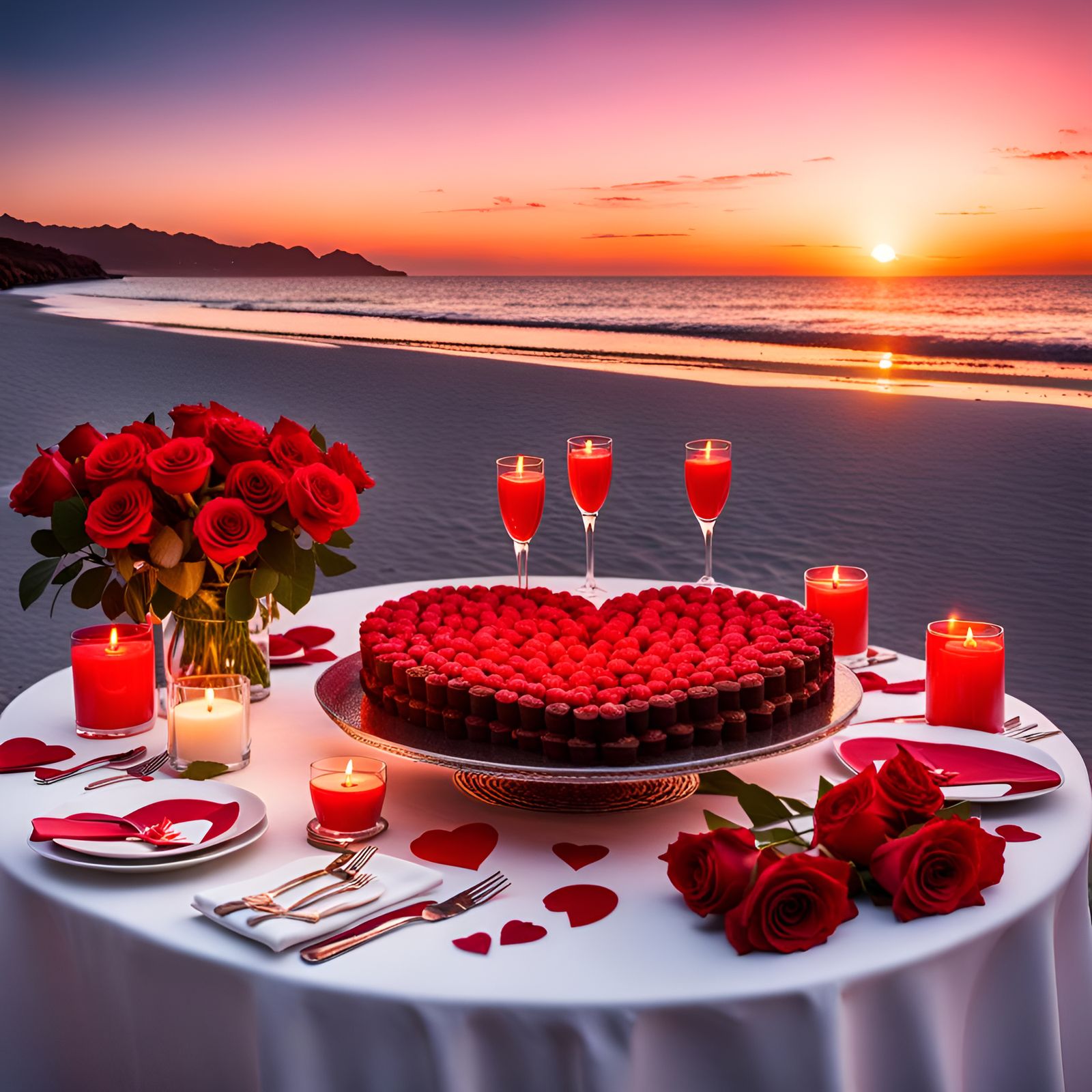 Valentine Serenity - AI Generated Artwork - NightCafe Creator