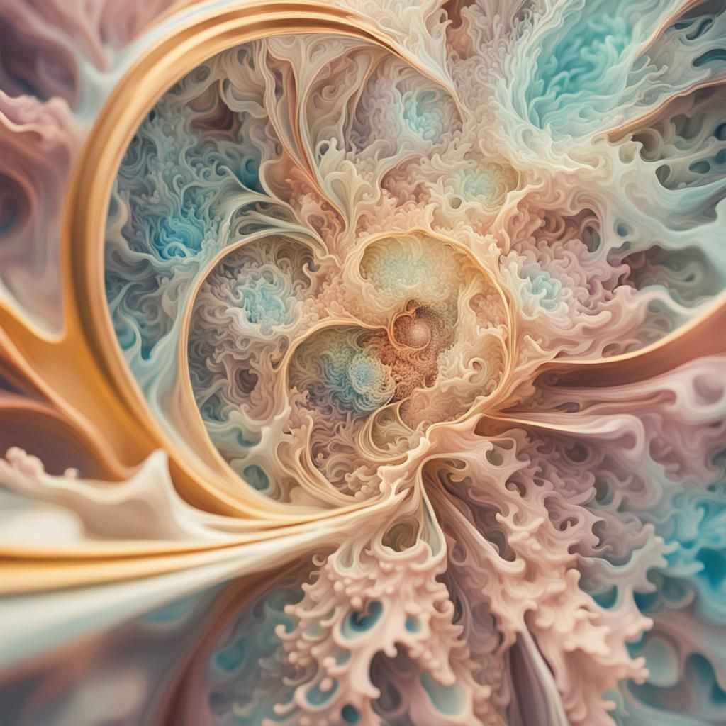 Fractals - Mind Exploding into Vibrant Fractal Bloom