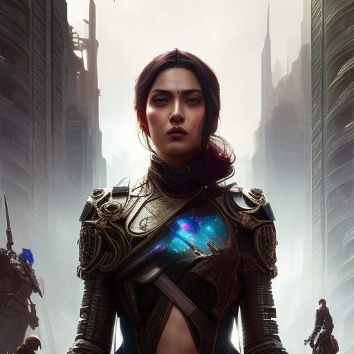 Cosmic Armour - AI Generated Artwork - NightCafe Creator