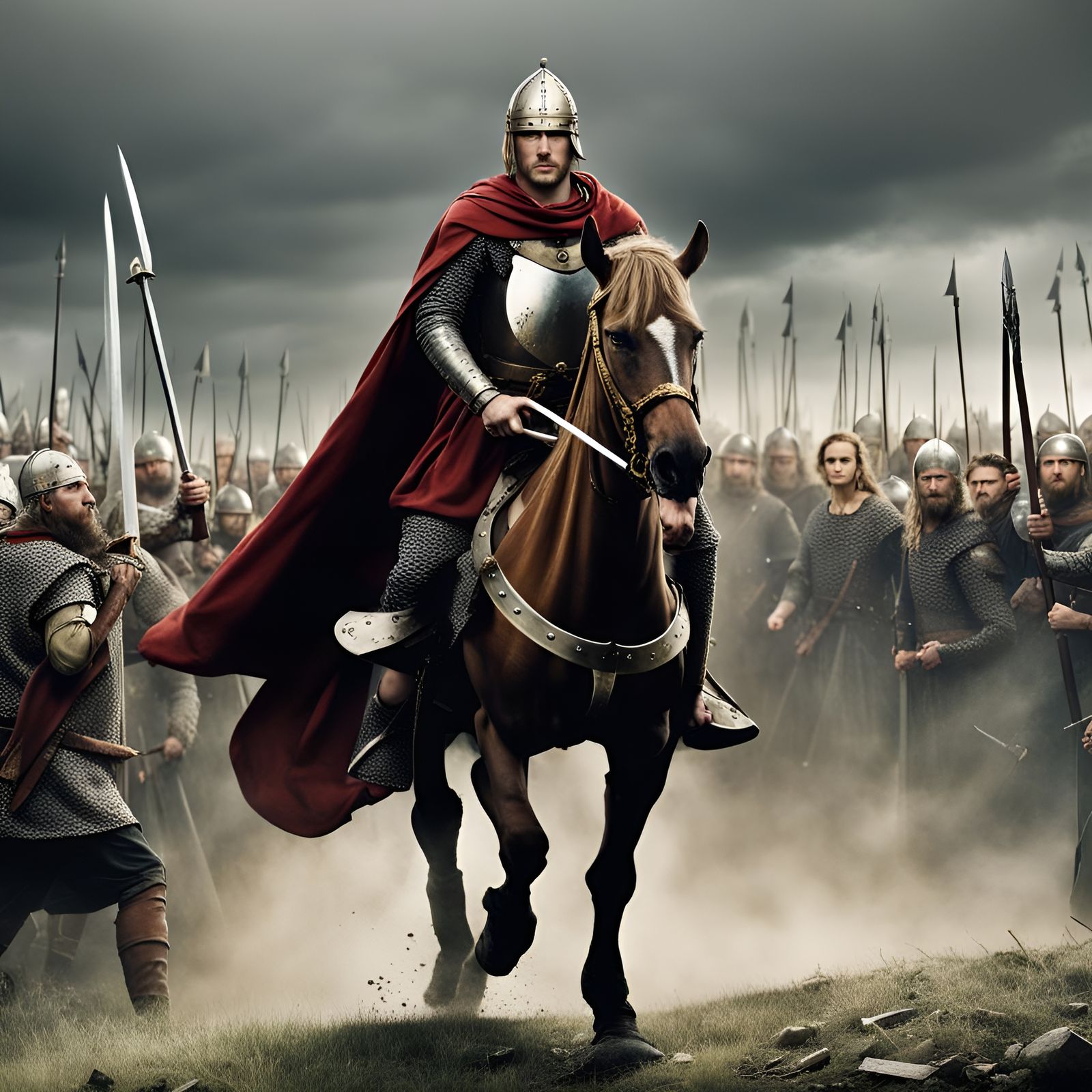 King Arthur - Going To War, By Lord Elboron - AI Generated Artwork ...