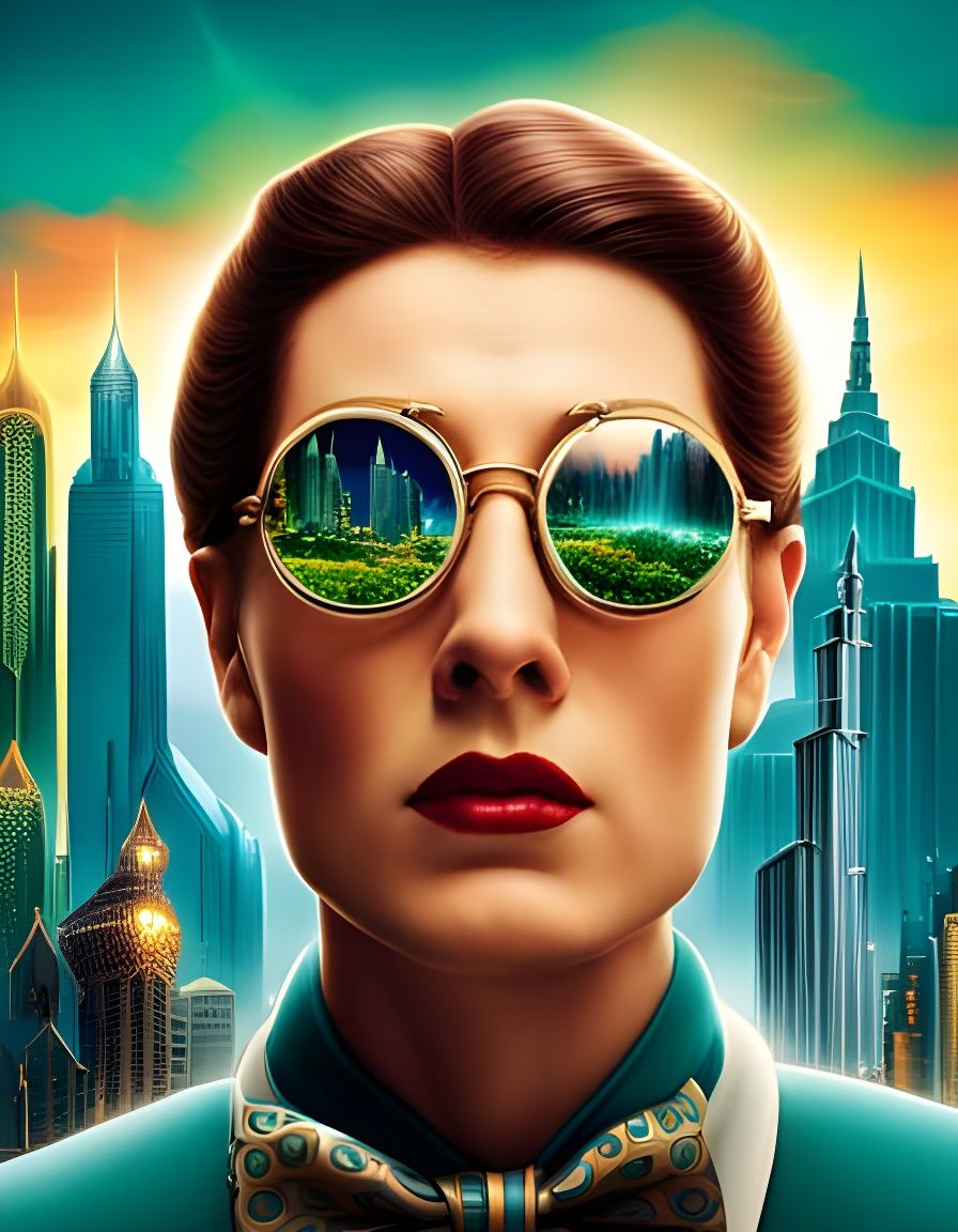 The Wizard of Oz in magical glasses - AI Generated Artwork - NightCafe ...