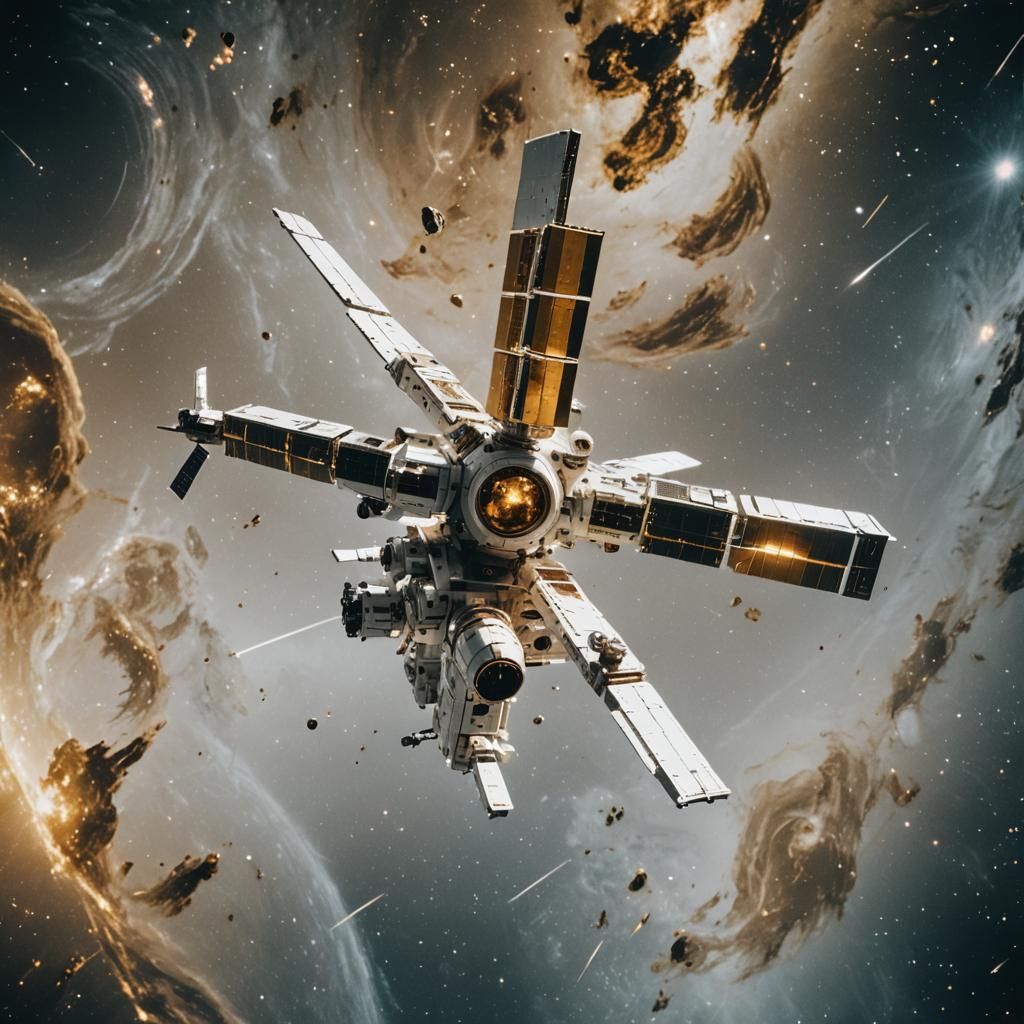 Fancy space station - AI Generated Artwork - NightCafe Creator