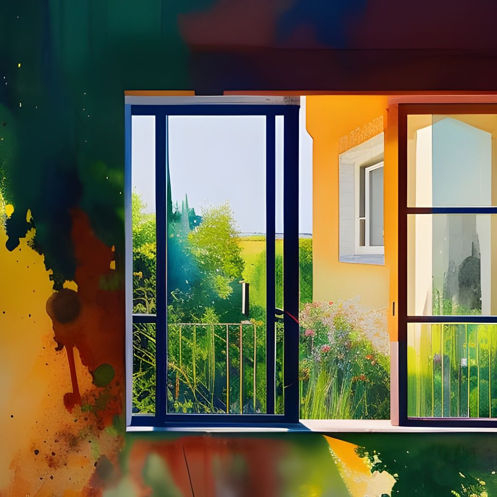 Window View - I - AI Generated Artwork - NightCafe Creator