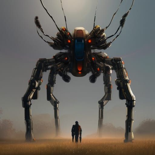 Arachnobot project - AI Generated Artwork - NightCafe Creator