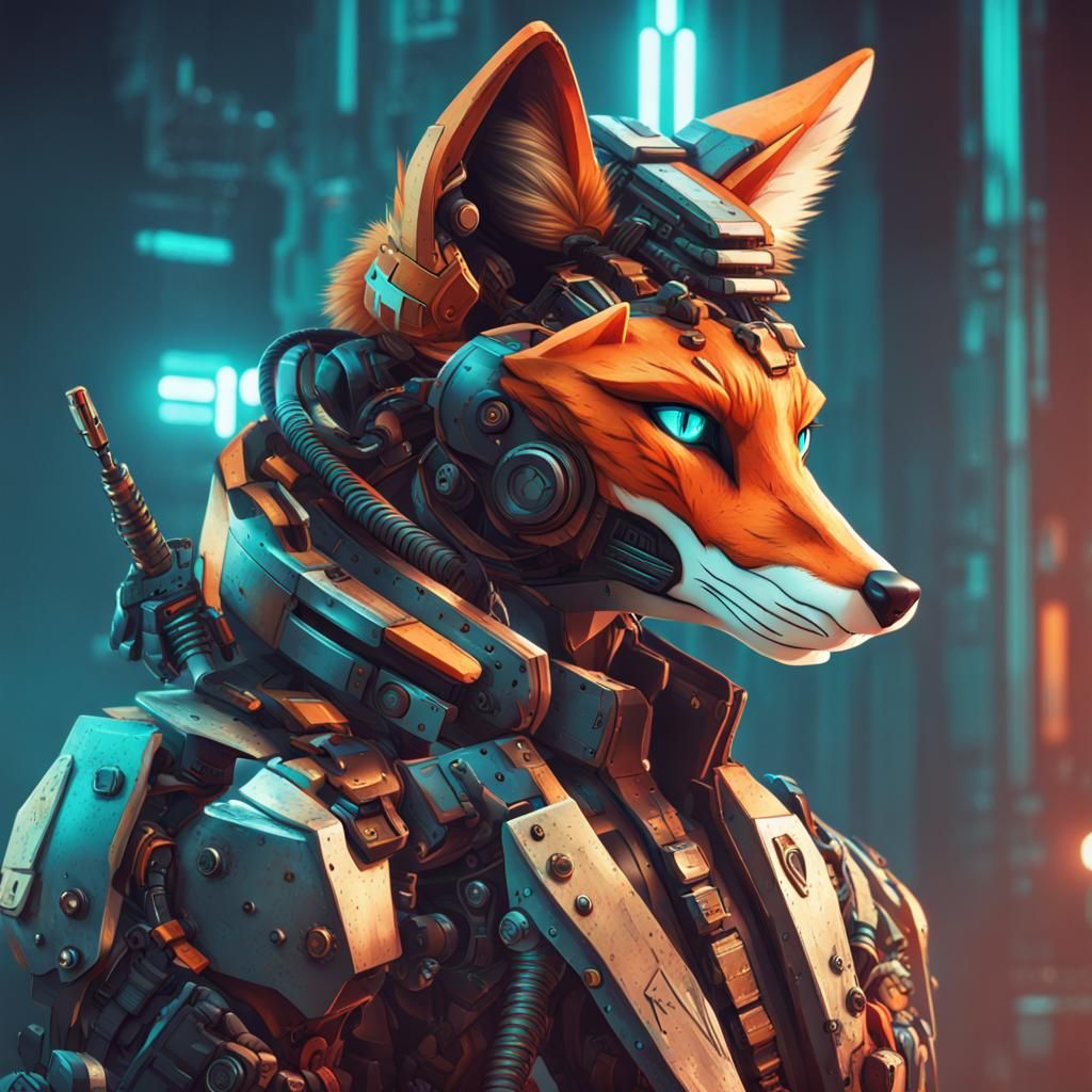 Cybernetic Anthro Fox: Blade Runner - AI Generated Artwork - NightCafe ...
