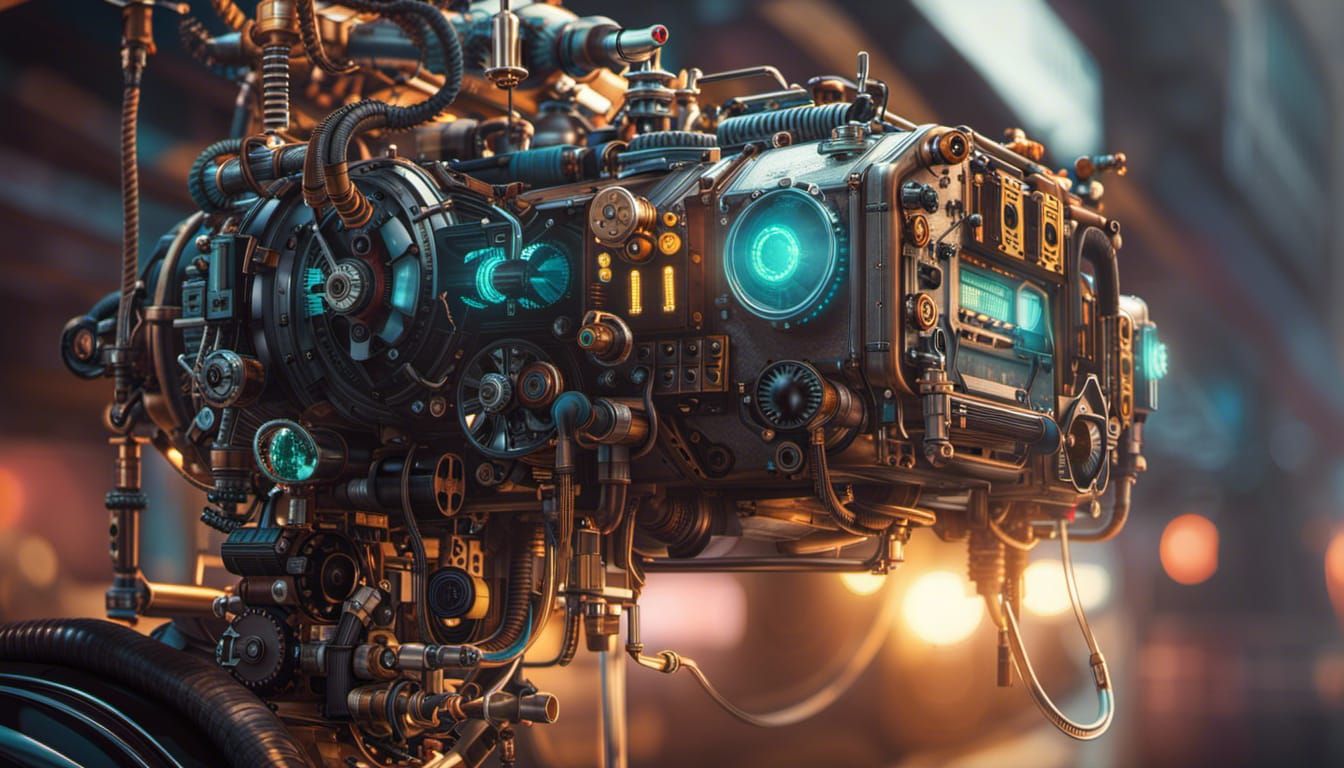 Cyberpunk Sensor - AI Generated Artwork - NightCafe Creator