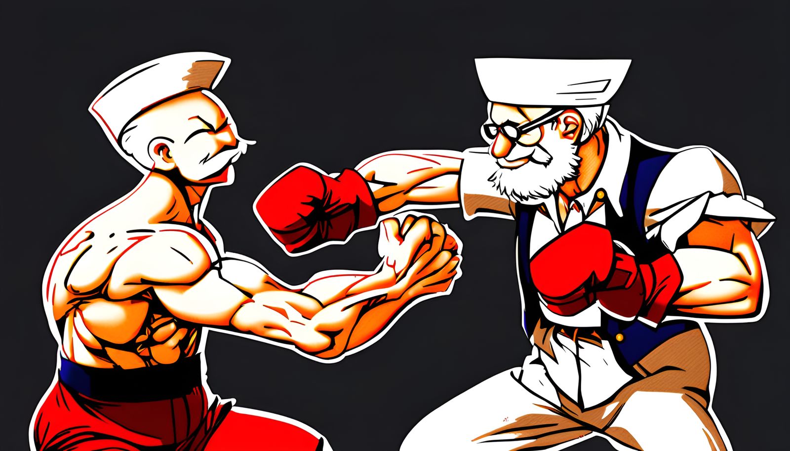 Fast food fried chicken brawl! - AI Generated Artwork - NightCafe Creator