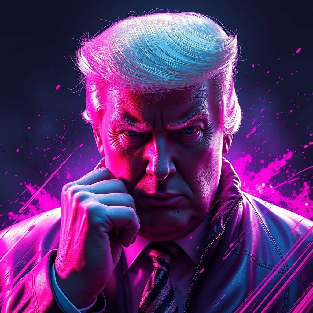 Donald Trump fight fight fight - Trump in a Fierce Triadic C...