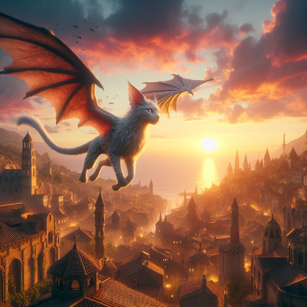 Dragon-cats (4) - AI Generated Artwork - NightCafe Creator