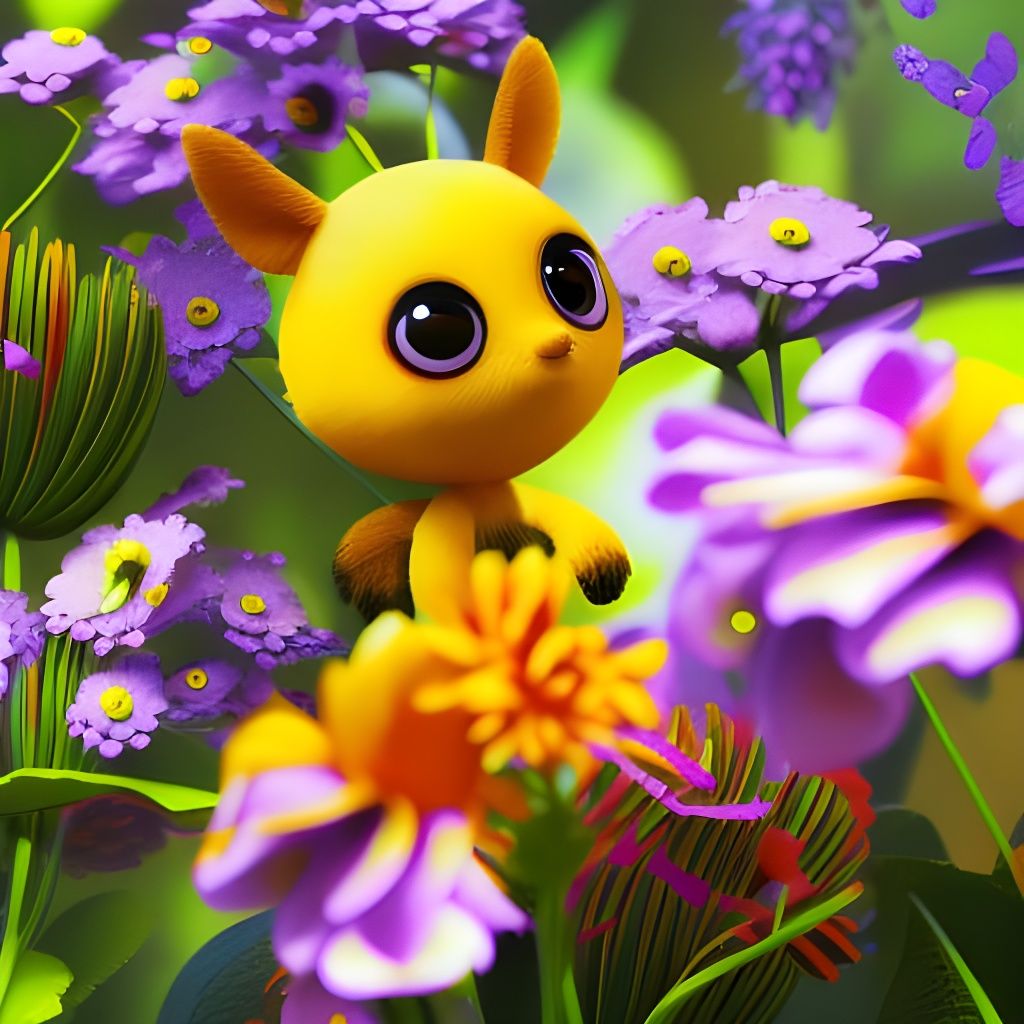 Pixies Pets - Bumble Boo - AI Generated Artwork - NightCafe Creator