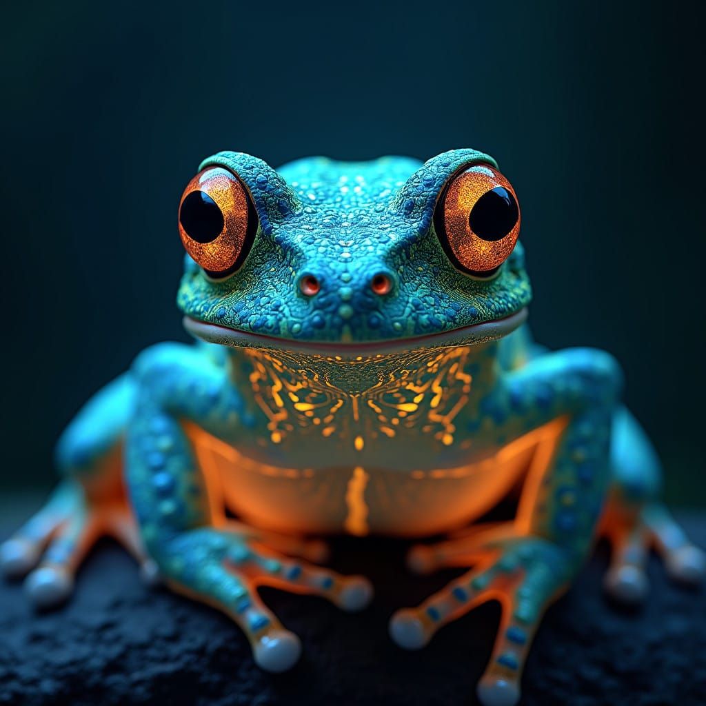 Bioluminescence frog - Bioluminescence frog