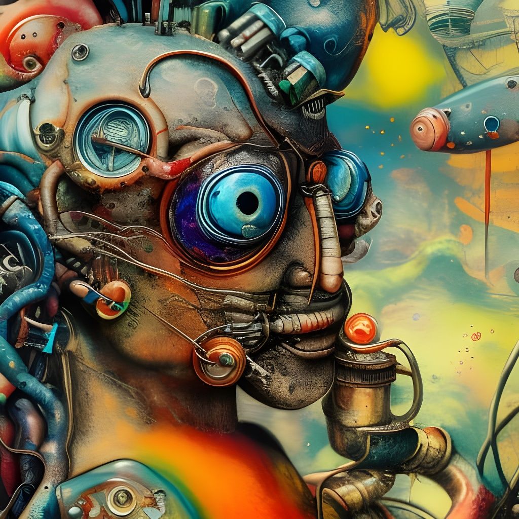 Bio punk Cyborg - AI Generated Artwork - NightCafe Creator