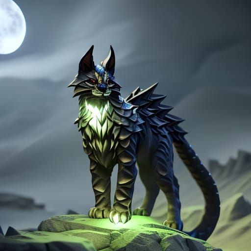 dire house cat - AI Generated Artwork - NightCafe Creator